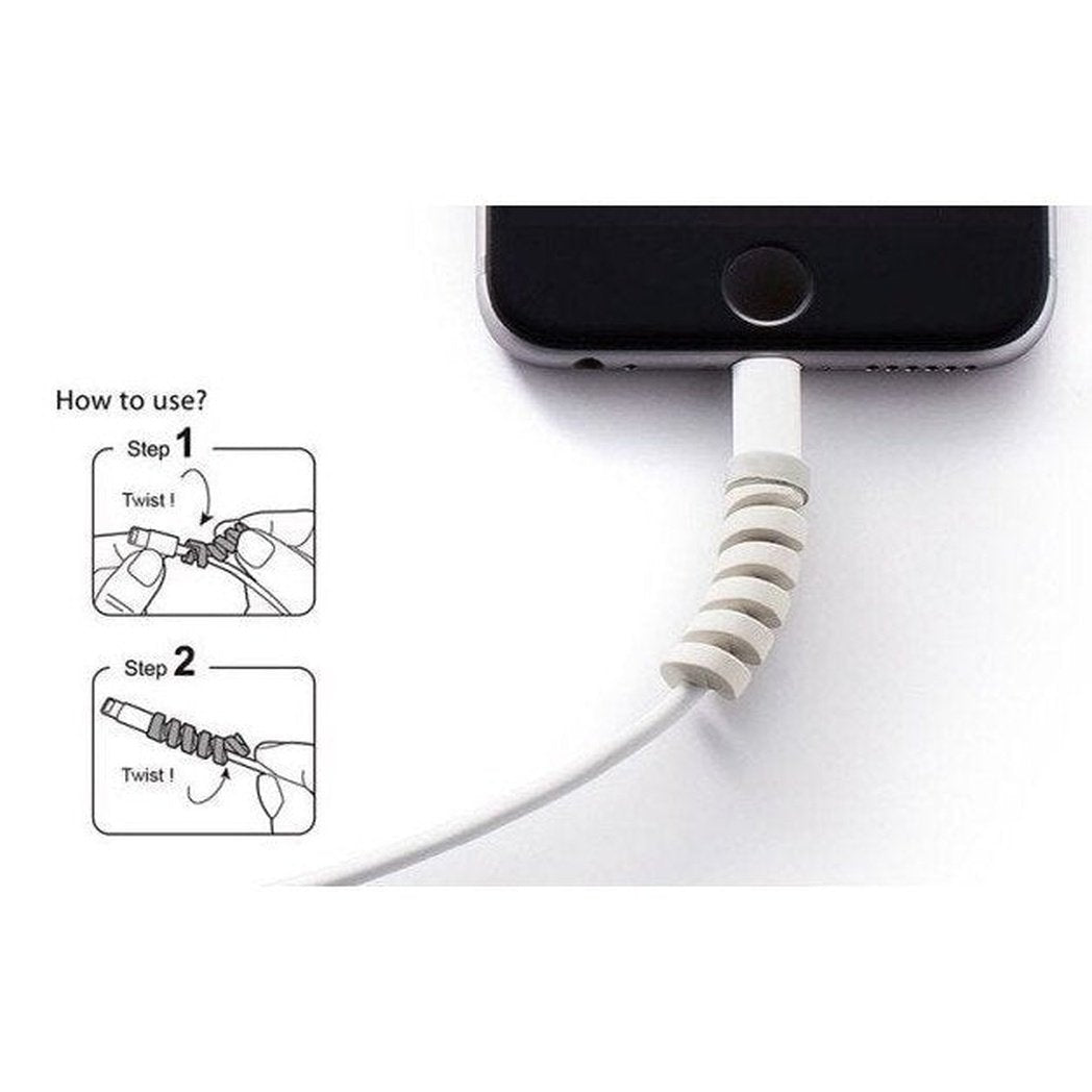 Protector de Cable Espiral Cable Magsafe , Lightning (multifuncional ...